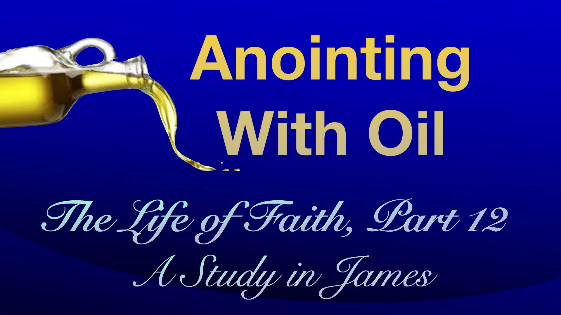 Anointing The Head With Oil